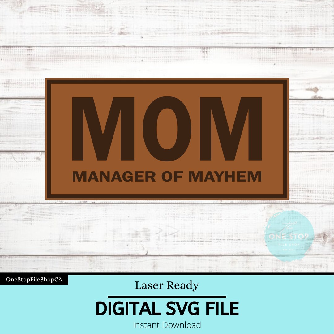 MOM Hat Patch File | Leather Patch Hats | Mom Hat SVG | for Mom ...