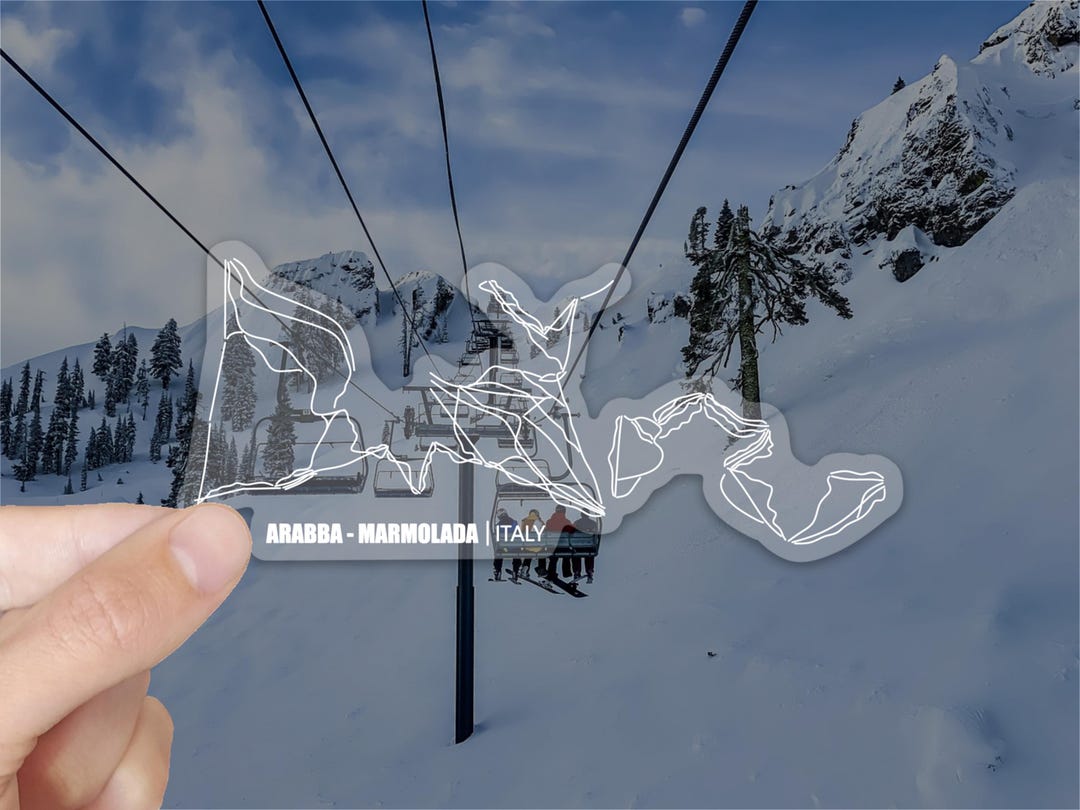 Arabba Marmolada - Dolomiti Superski - Italy - Ski Resort Sticker - 4 ...