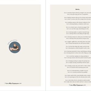 Love Is... Original Poetry A4 & A3 (INSTANT Digital Download) PRINTABLE ...