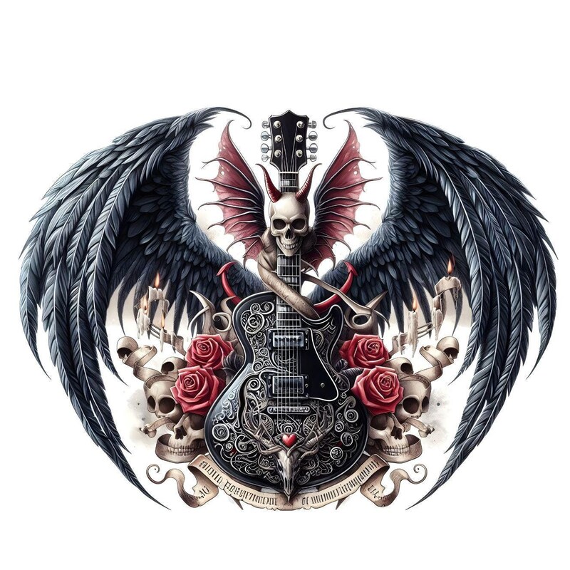 Horror Decals for Guitar - Etsy