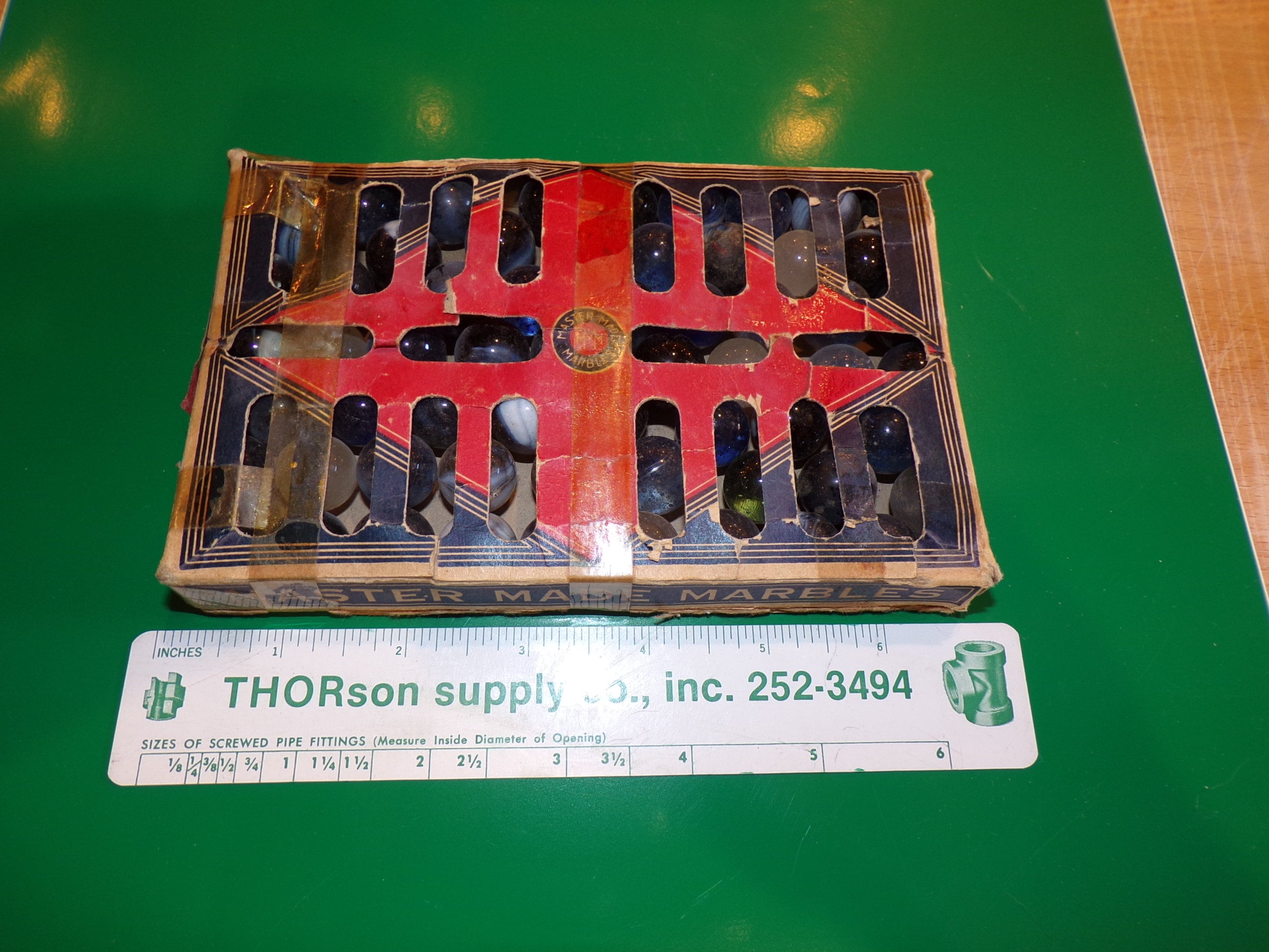 Master Made Marbles Original No. 10 Box Vintage No. 10 Made in USA ...