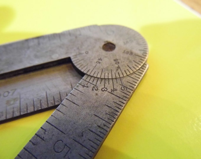 E.P. Johnson No. 45 Folding Ruler Protractor Father's Day 1907 Museum ...