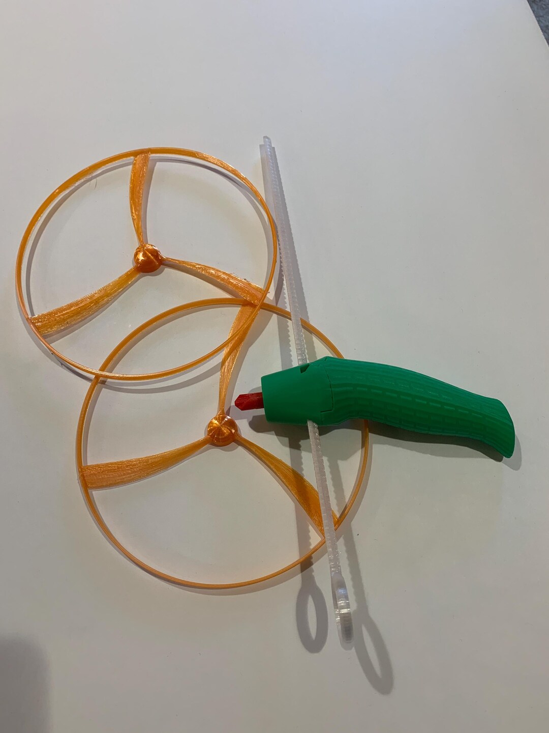 Pull Copter Kids Toy Flying Helicopter Disk - Vintage Like 1970's - 2 ...