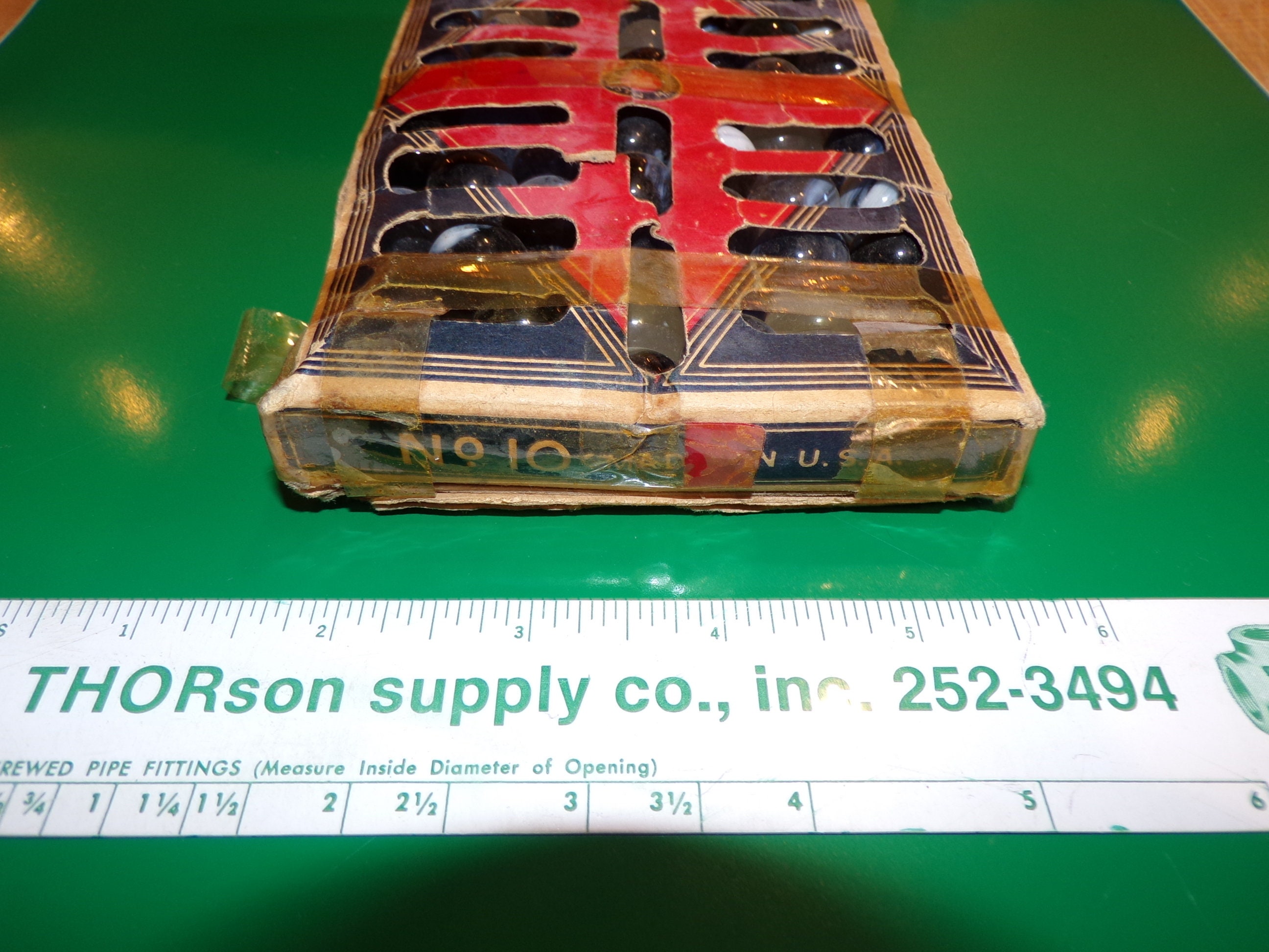 Master Made Marbles Original No. 10 Box Vintage No. 10 Made in USA ...