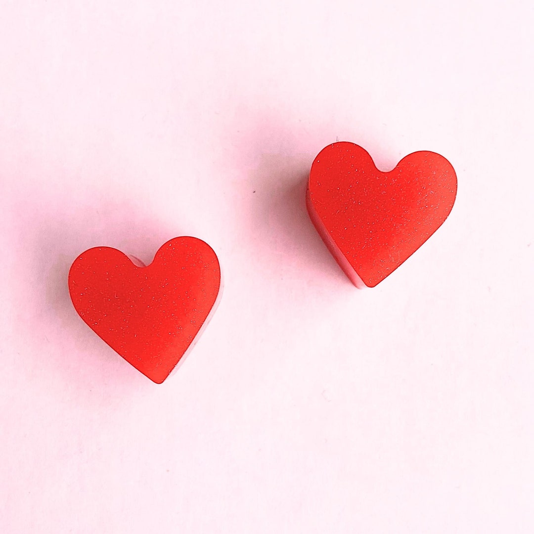 Set of 2 Magnetic Red Heart Mini Jumping Spider Ledges - Jumping Spider ...