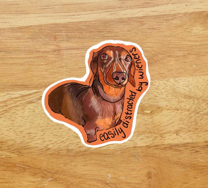 Dog Breed Stickers, Funny Dog Stickers, Pet Stickers, Hand-drawn ...