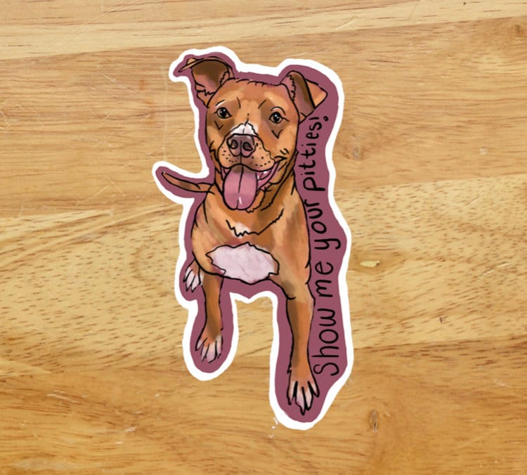 Dog Breed Stickers, Funny Dog Stickers, Pet Stickers, Hand-drawn ...