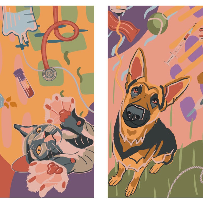Veterinary Art - Etsy