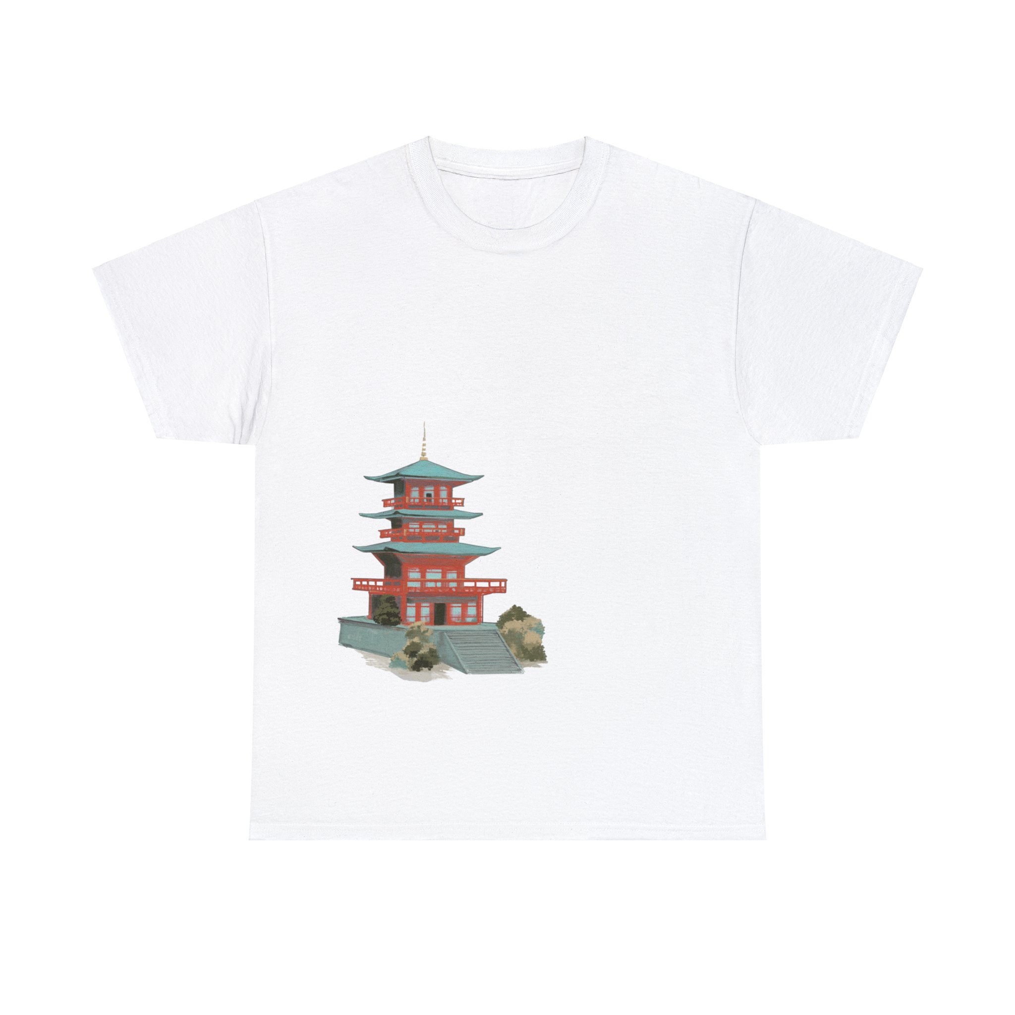 Aesthetic Traditional Japanese Temple Shrine Choreography Graphic T ...