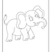 Elephant Print Out Coloring Pages - Etsy UK