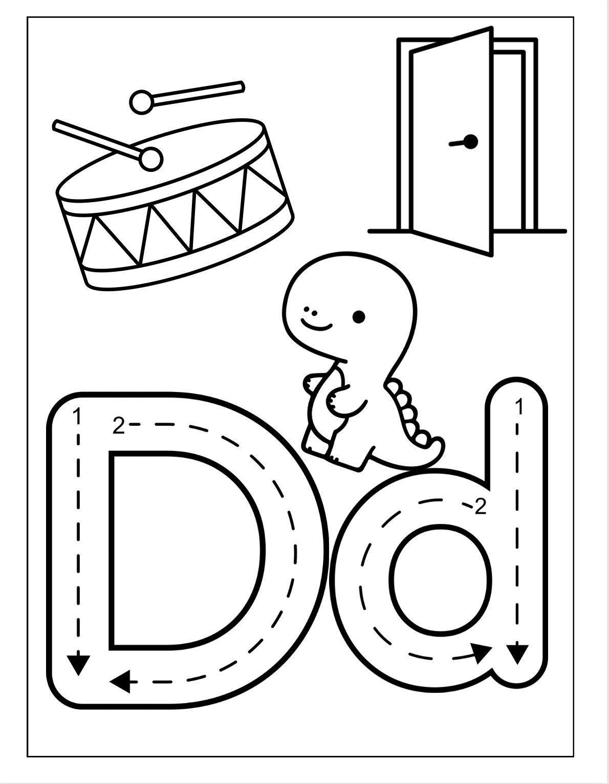 Jumbo Alphabet Coloring Pages Fun for Kids and Adults - Etsy