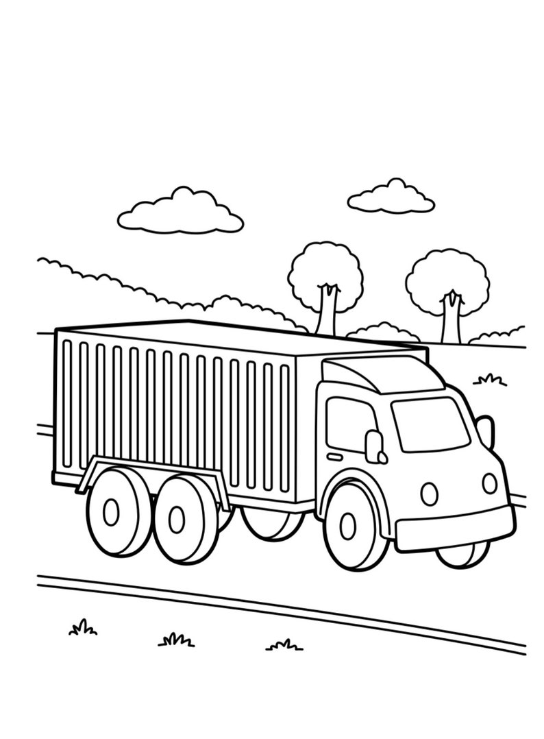 Large Bold Fun Vehicles for Crafting or Coloring - Etsy