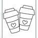 Large Food Printable Coloring Sheets Easy and Bold Craft Cut Outs - Etsy