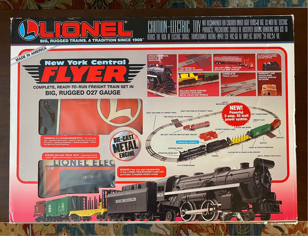 Lionel New York Central Flyer Train Set / 027 Gauge Die-cast Metal ...