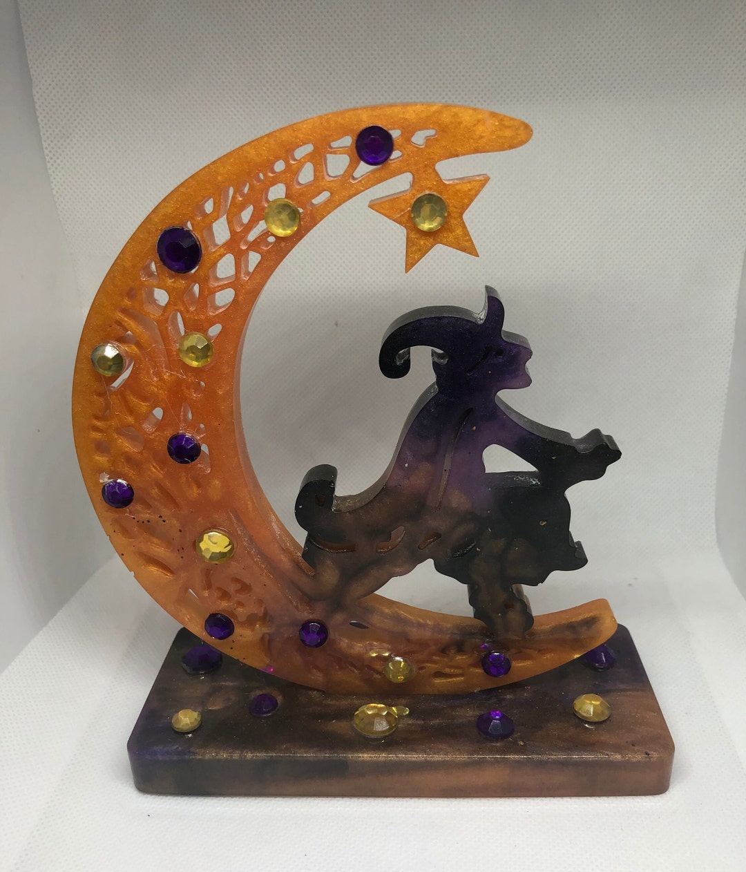 Halloween Moon Table Decor - Etsy