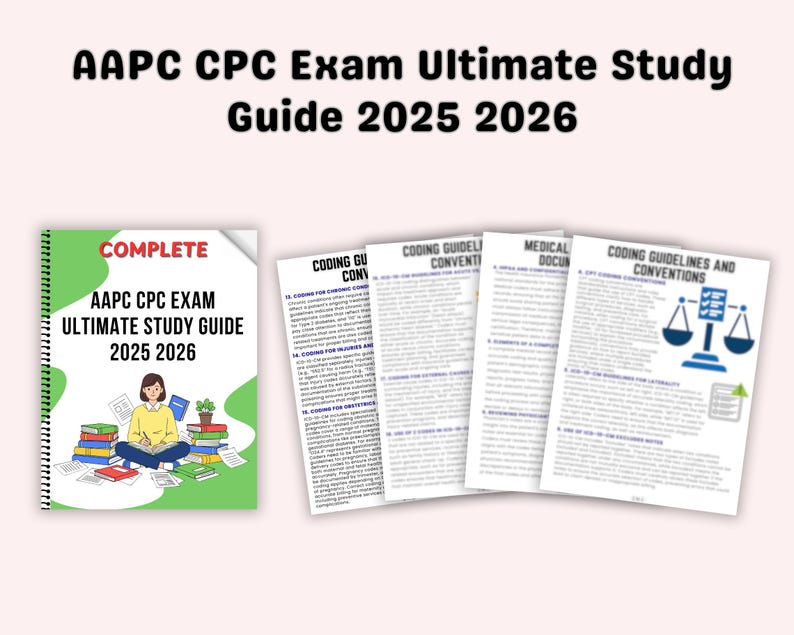 AAPC CPC Exam Ultimate Study Guide 2025 2026 - Etsy Australia