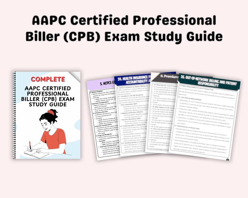 CPB Exam Study Guide: AAPC Certified Professional Biller Test Prep ...