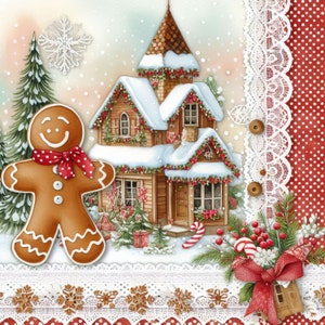 Gingerbread Man Paper: Clip Art 10 High Res Watercolor Jpgs Junk ...