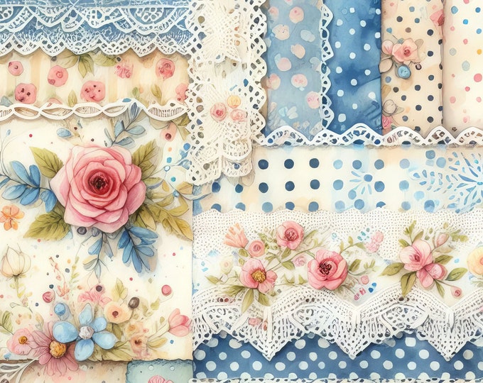 Little Cowboy on a Fence Clip Art Bundle 10 High Res Watercolor Jpgs Junk Journaling, Scrapbook ...