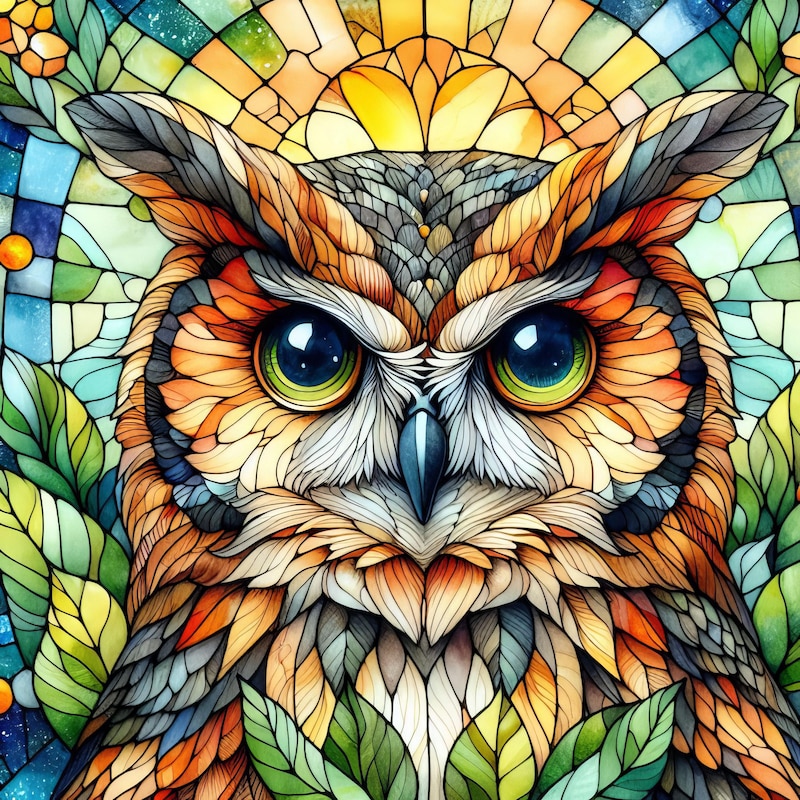 Glass Owl Clip Ornament - Etsy