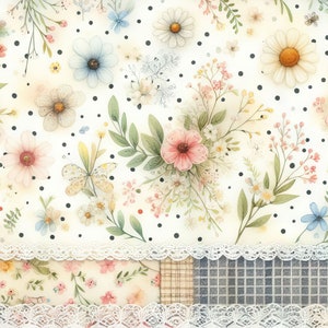 Calico Paper Clip Art Bundle 10 High Res Watercolor Jpgs for Junk ...