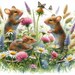 Meadow Mice: Clip Art 10 High Res Watercolor Jpgs for Junk Journaling ...