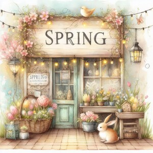 All Things Spring Shop Clip Art 10 High Res Watercolor Jpgs Junk ...