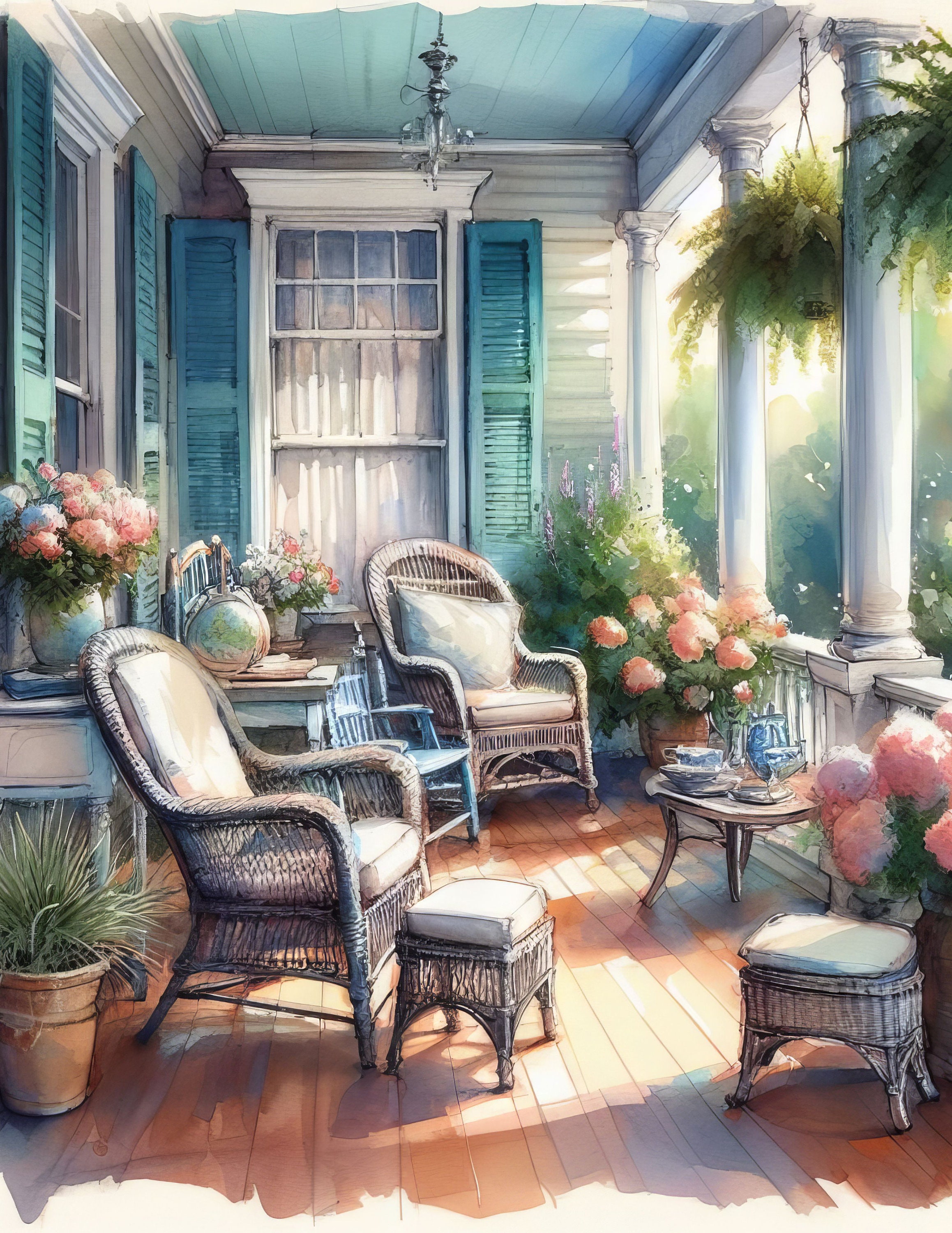 Front Porch Furniture Etsy UK