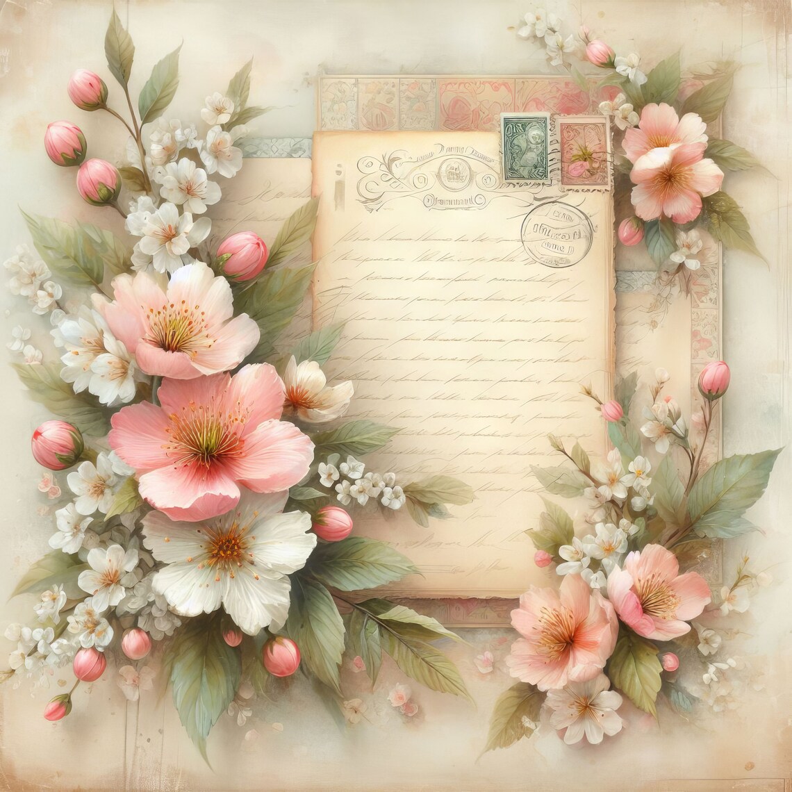 Treasured Letters Clip Art 10 High Res Watercolor Jpgs for Junk ...