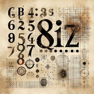 Grunge Letters and Numbers Clip Art Bundle 10 High Res Watercolor Jpgs ...
