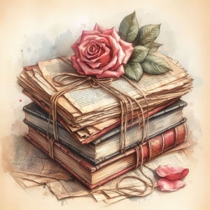 Bundle of Memories Clip Art 10 High Res Watercolor Jpgs for Junk ...