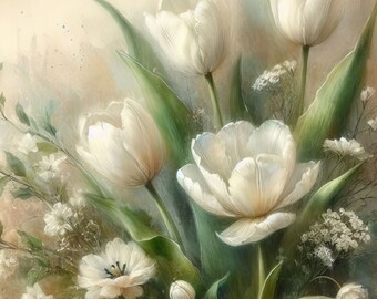 Vintage Mailbox With Flowers Clip Art Bundle 10 High Res Watercolor Jpgs for Junk Journaling ...