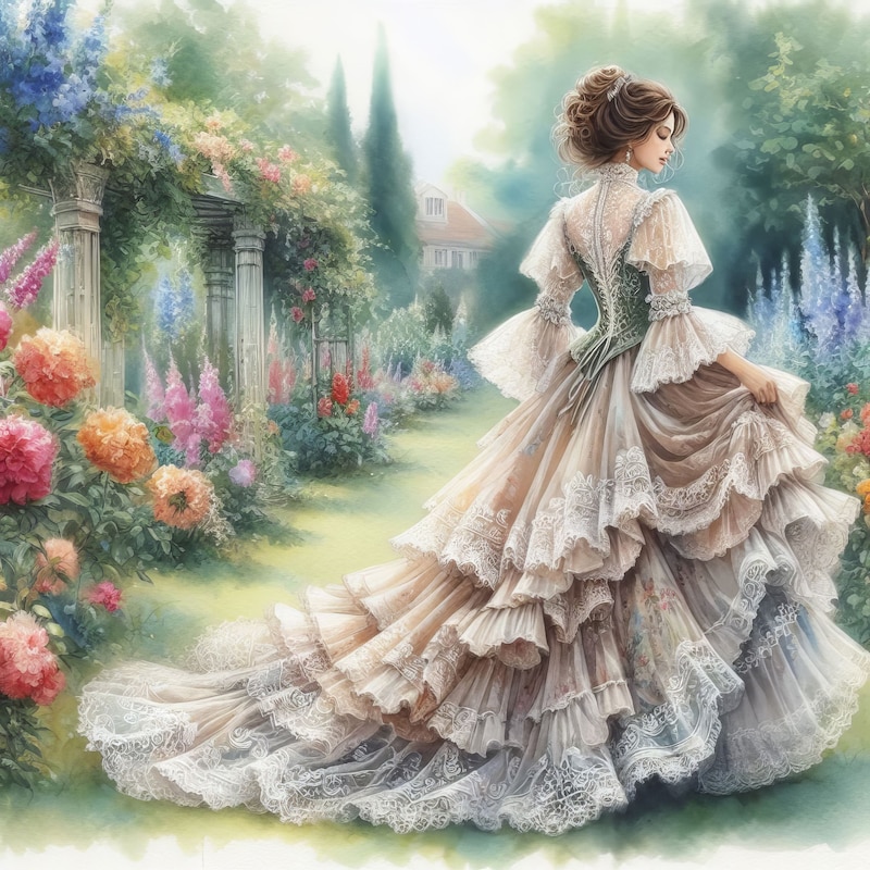 Victorian Lady Prints - Etsy
