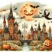 Whimsical Halloween Clip Art 10 High Res Watercolor Jpgs for Junk ...