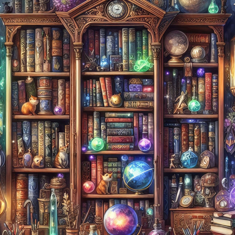 Whimsical Bookcase - Etsy