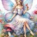 Spring Fairies Clip Art Bundle 10 High Res Watercolor Jpgs for Junk ...