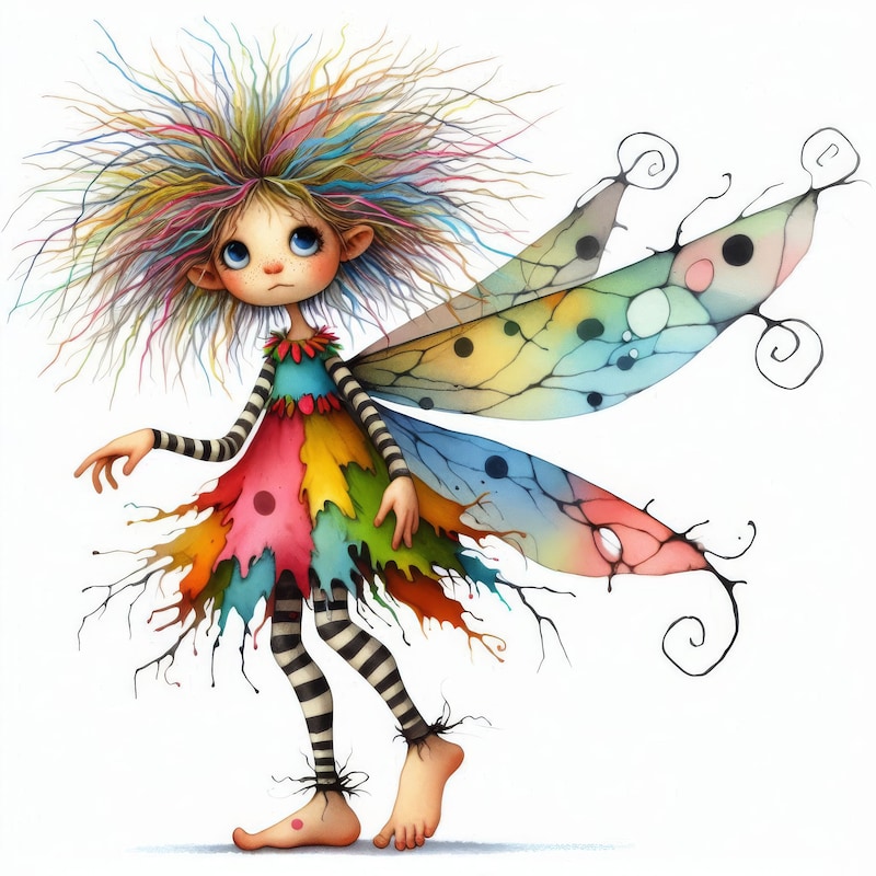 Quirky Fairies Clip Art - Etsy UK