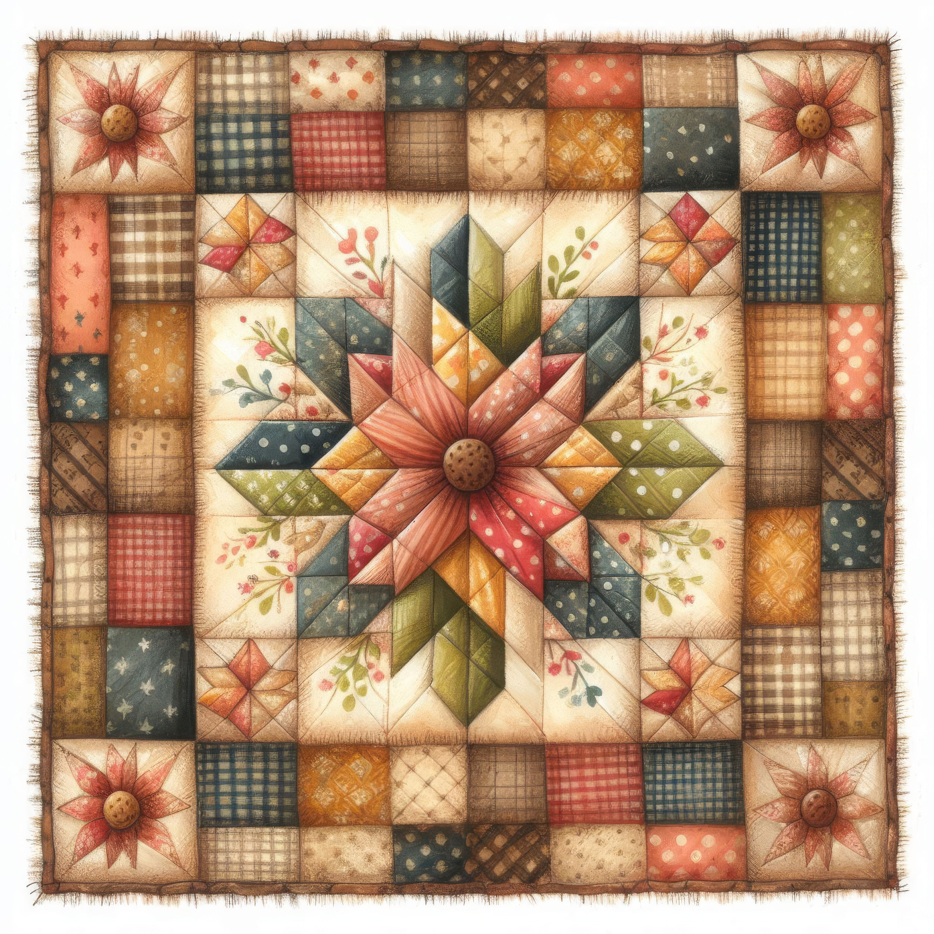 Quilting Clipart Images Quilt Clip Art Etsy