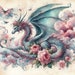 Fantasy Dragon Clip Art 10 High Res Watercolor Jpgs for Junk Journaling ...