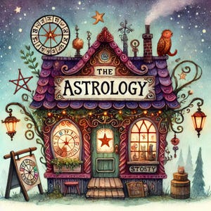 Astrology Shop 10 High Res Watercolor Jpgs Junk Journaling ...
