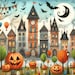 Whimsical Halloween: Clip Art, 10 High Res Watercolor Jpgs, Junk ...