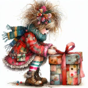 Christmas Surprise: Clip Art, 10 High Res Watercolor Jpgs, Junk ...