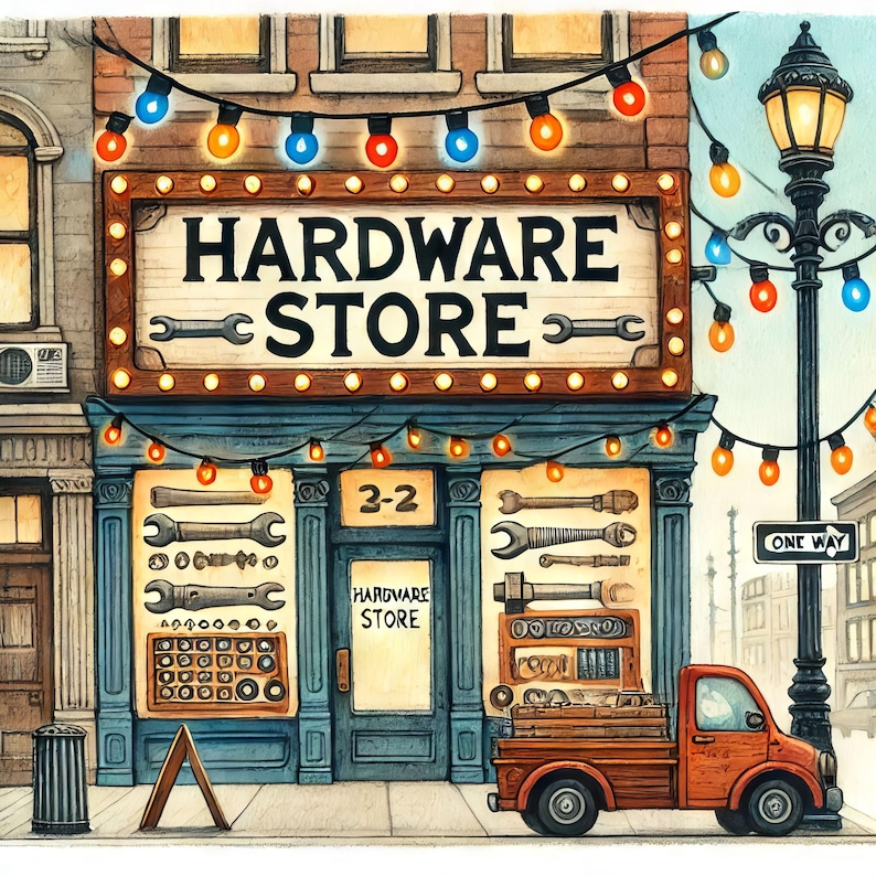 Hardware Store: Clipart, Junk Journal, Ephemera, Digital Download, 10 ...