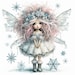 Snowflake Fairy Princess: Clip Art, 10 High Res Watercolor Jpgs, Junk ...