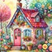 Sweet as Candy Cottage Clip Art Kit 10 High Res Watercolor Jpgs for ...