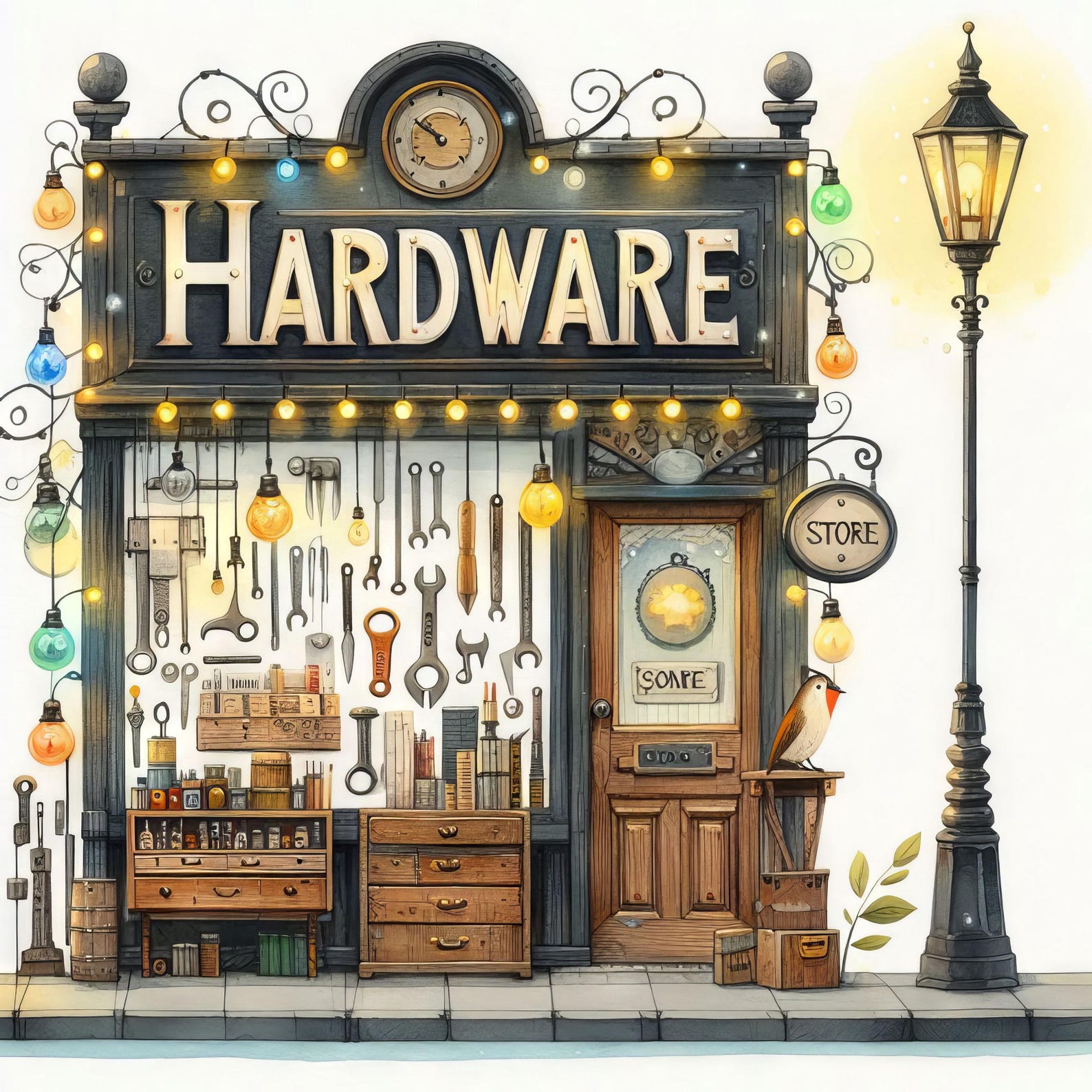 Hardware Store: Clipart, Junk Journal, Ephemera, Digital Download, 10 ...