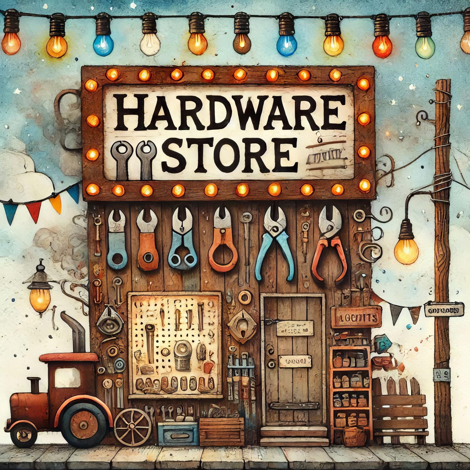 Hardware Store: Clipart, Junk Journal, Ephemera, Digital Download, 10 ...