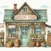 Whimsical Grocery Store Clip Art 10 High Res Watercolor Jpgs for Junk ...