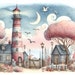 Whimsical Lighthouse: Clip Art Kit 10 High Res Watercolor Jpgs for Junk ...