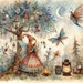 Whimsical Fairy Clip Art 10 High Res Watercolor Jpgs for Junk ...